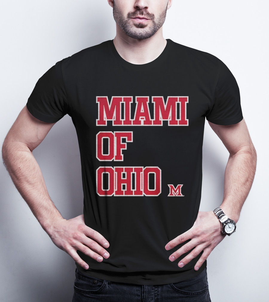Miami Of Ohio RedHawks Basketball M T-Shirt