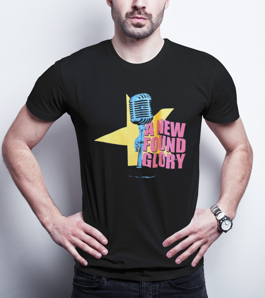A New Found Glory Vintage Microphone Star T-Shirt