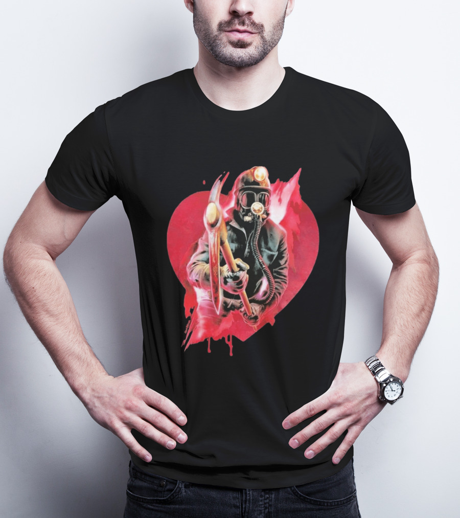 My Bloody Valentine 45th Anniversary Miner Heart T-Shirt