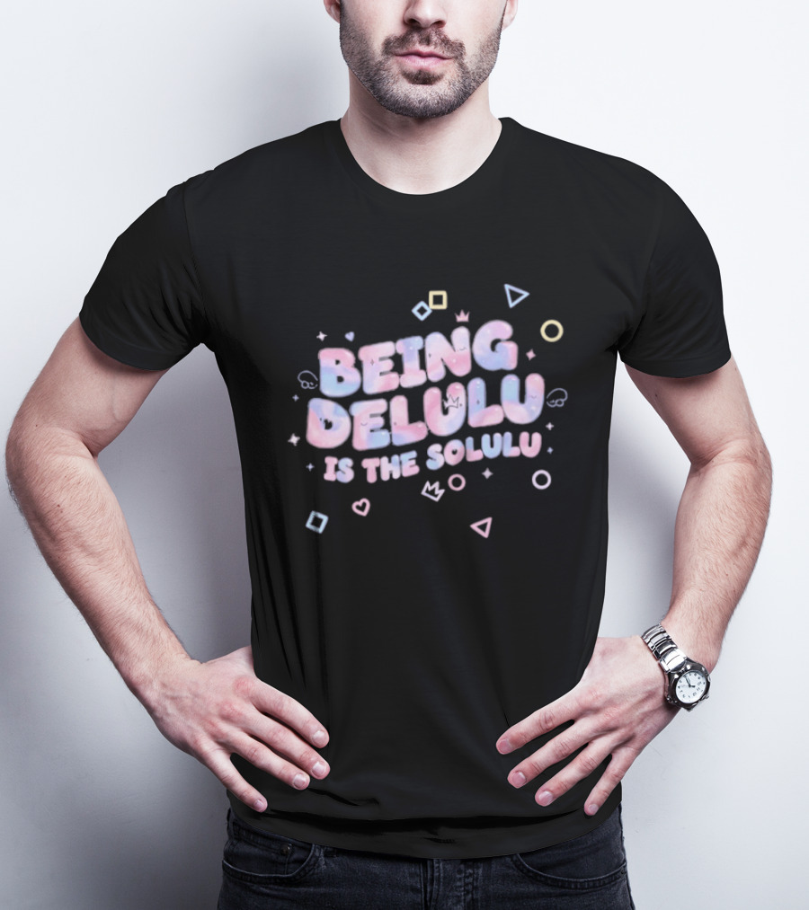 Being Delulu Is The Solulu Pastel Aesthetic Kawaii T-Shirt