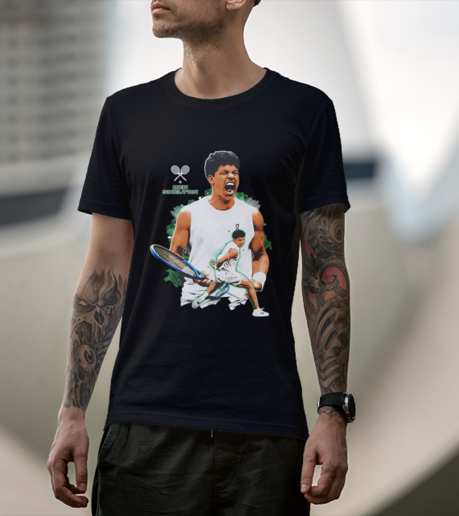 Ben Shelton Tennis Aura Athlete T-Shirt
