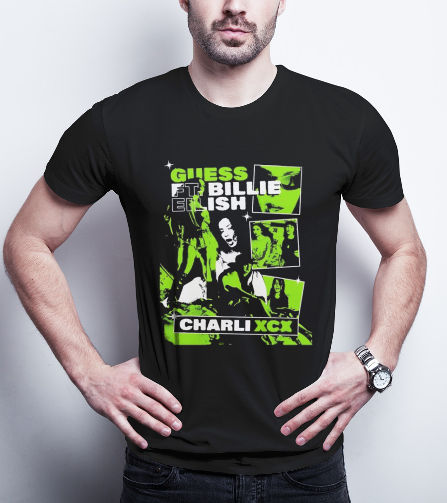 Guess Ft Billie Eilish Charli Xcx T-Shirt