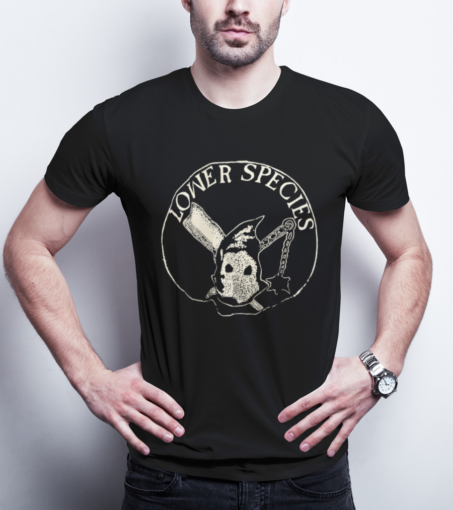 Lower Species Skull With Bat And Chain T-Shirt