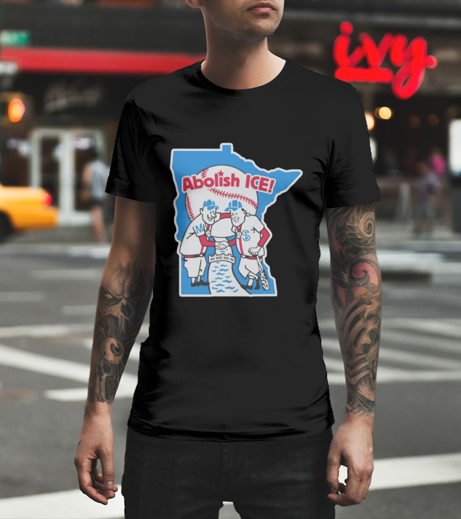 Abolish ICE Twins T-Shirt