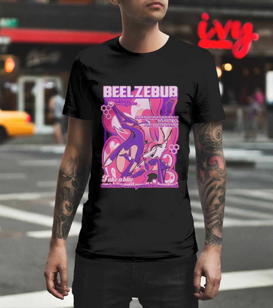 Beelzebub Honey Queen Of Love Sweet Honey Ready To Fill Your Heart T-Shirt