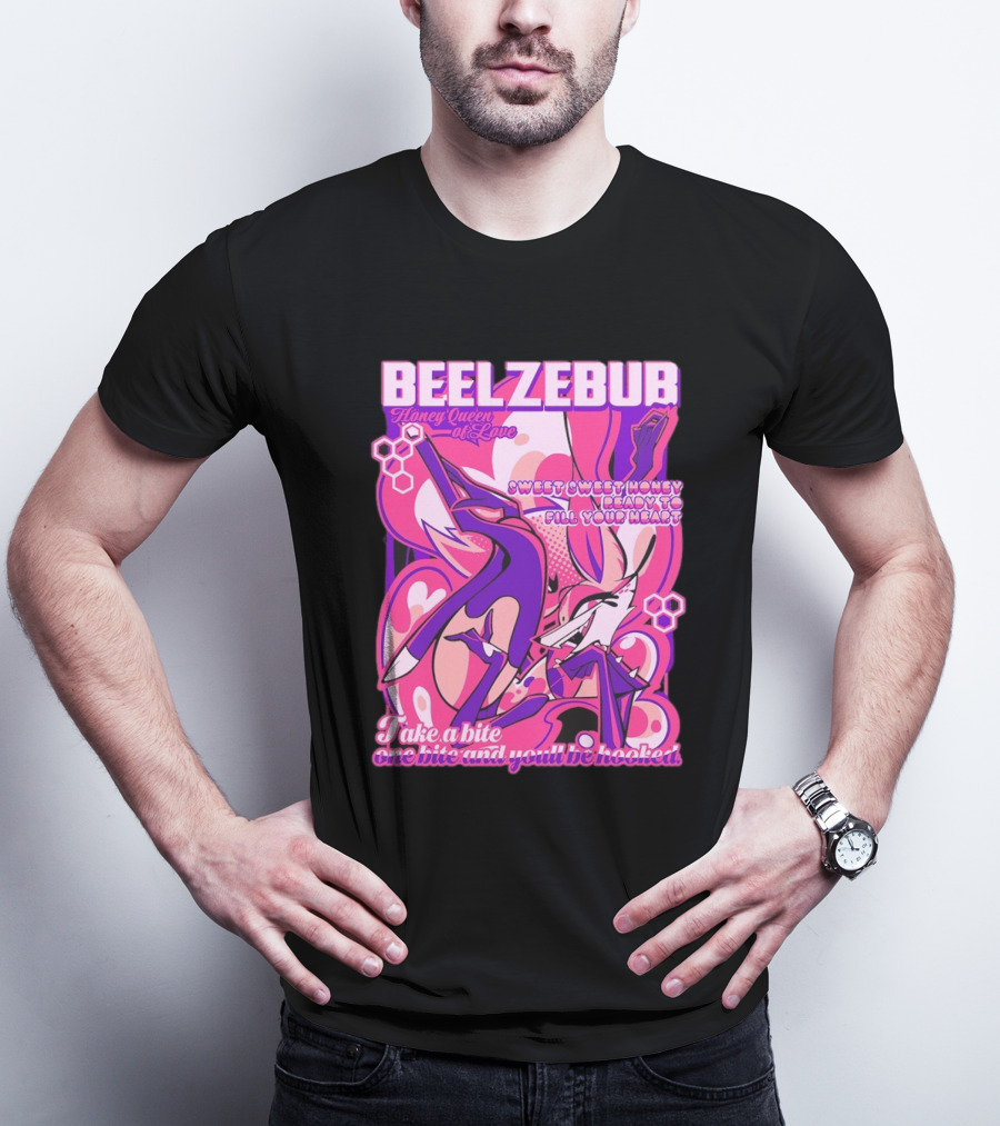 Beelzebub Honey Queen Of Love Sweet Honey Ready To Fill Your Heart T-Shirt