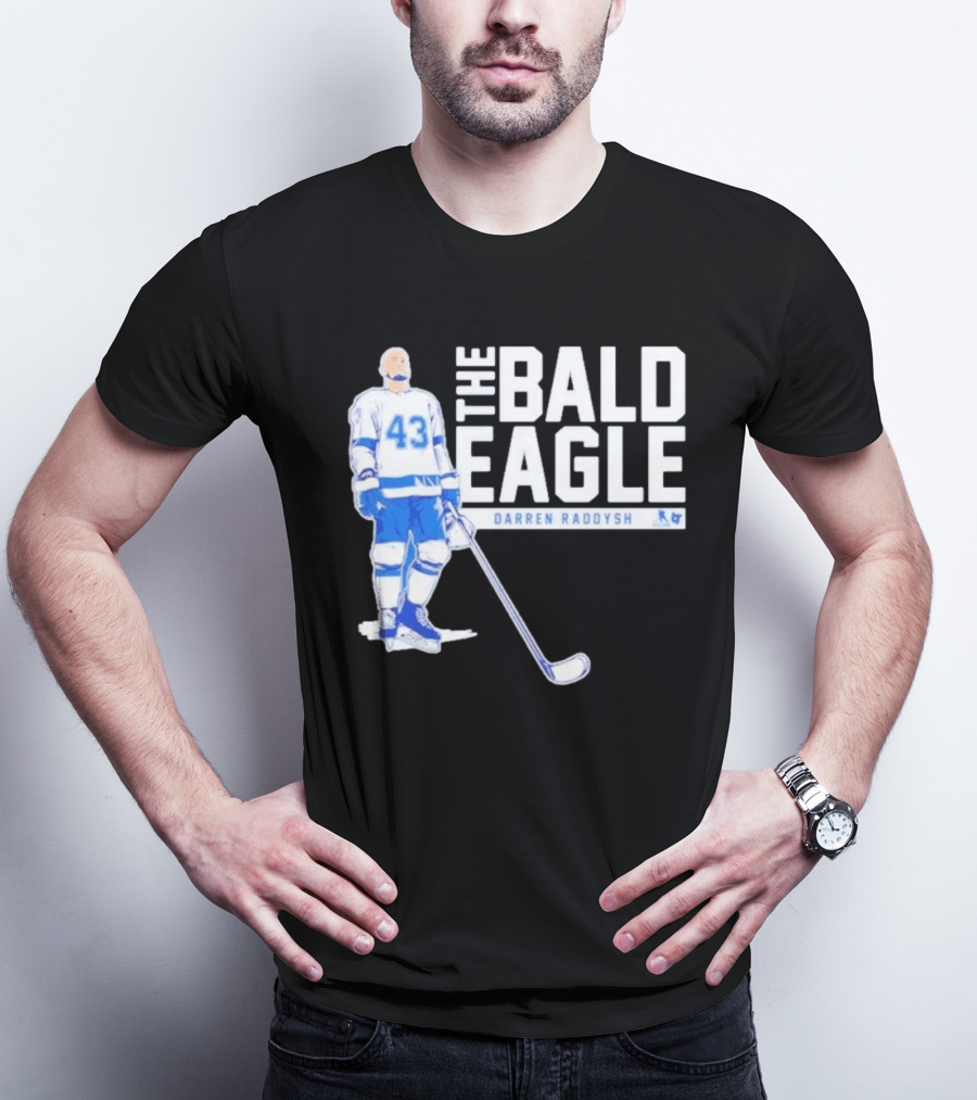 Darren Raddysh The Bald Eagle Number 43 Hockey Player T-Shirt