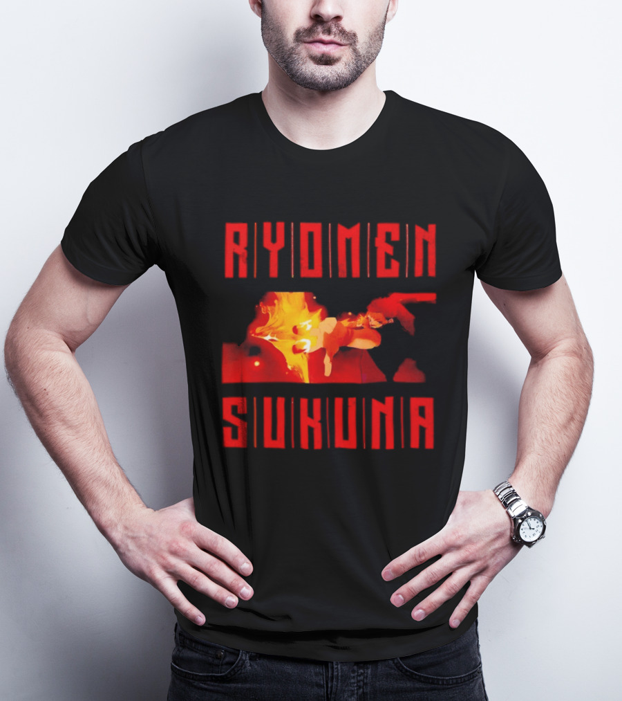 Ryomen Sukuna Jujutsu Kaisen Anime Character Power Display T-Shirt