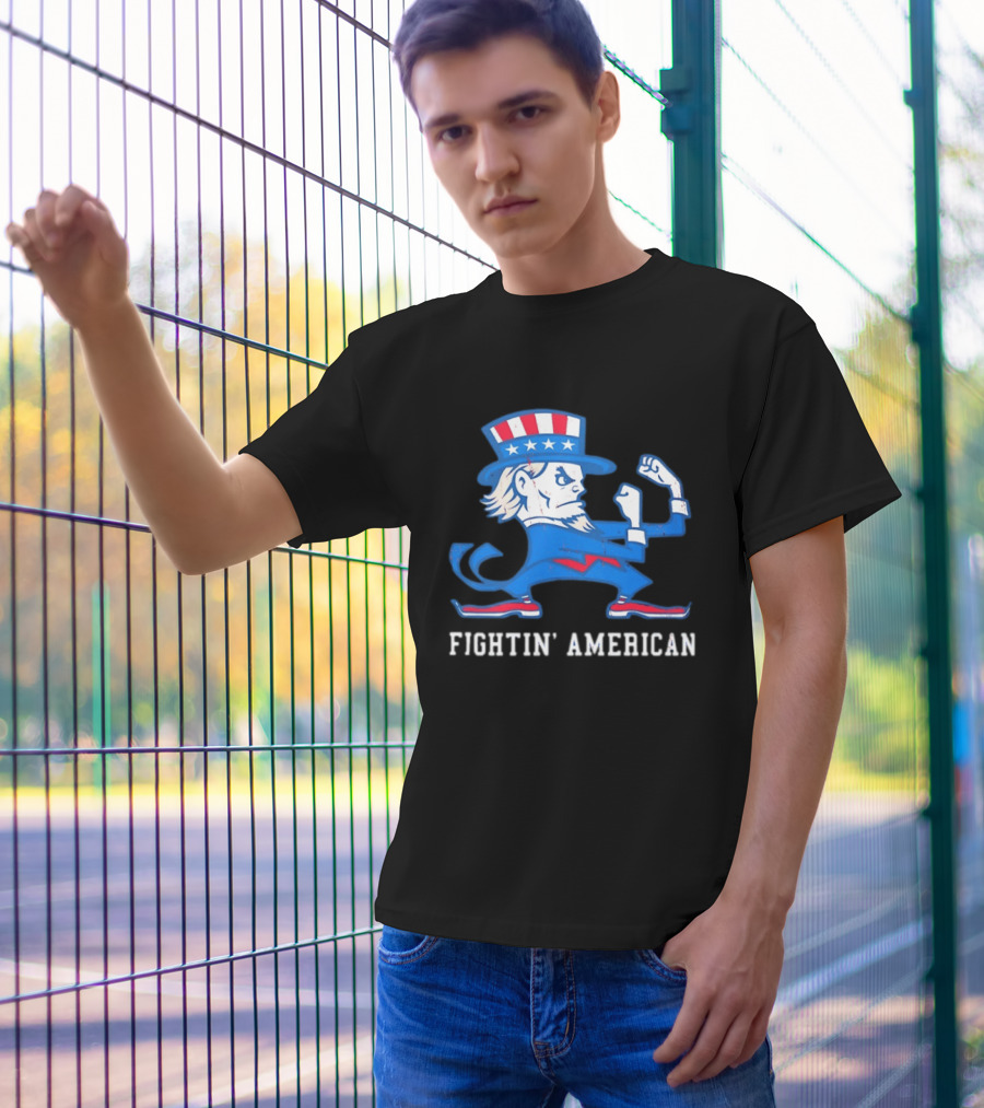 Uncle Sam Fightin' American Patriotic Boxing T-Shirt