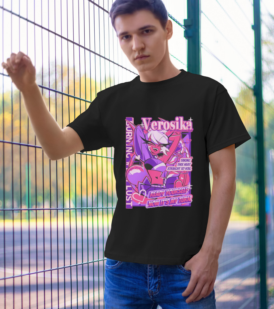 Verosika A Kiss From Hell Burning With Lust Taking This Heat Straight To You T-Shirt