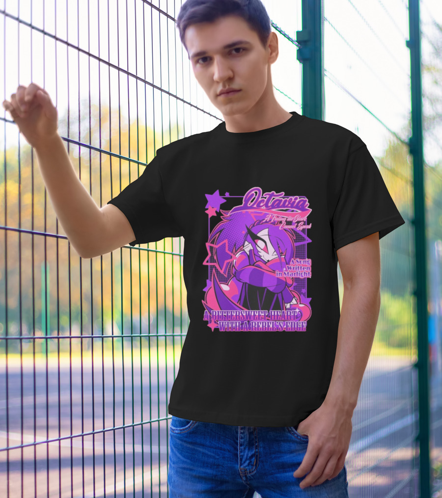 Octavia A Feeling The Stars Cannot Speak A Song Written In Starlight A Bittersweet Heart With A Rebel's Edge T-Shirt