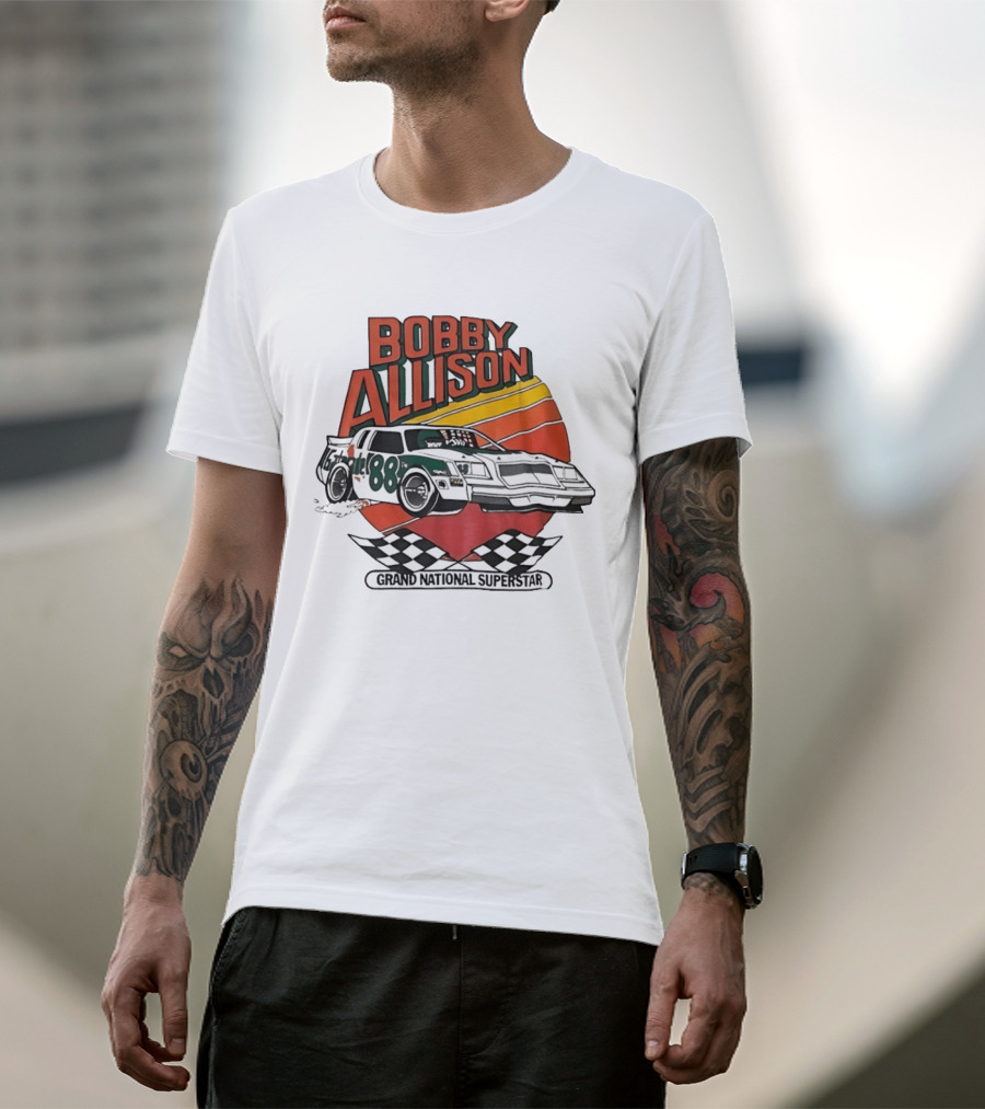 Bobby Allison 88 Racing Legend Grand National Superstar T-Shirt