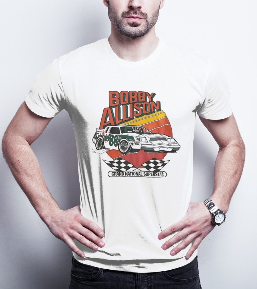 Bobby Allison 88 Racing Legend Grand National Superstar T-Shirt