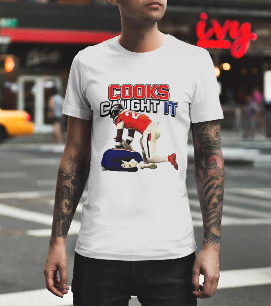 Buffalo Bills Mafia Cooks Caught It Football Play T-Shirt