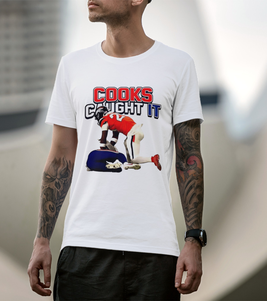 Buffalo Bills Mafia Cooks Caught It Football Play T-Shirt
