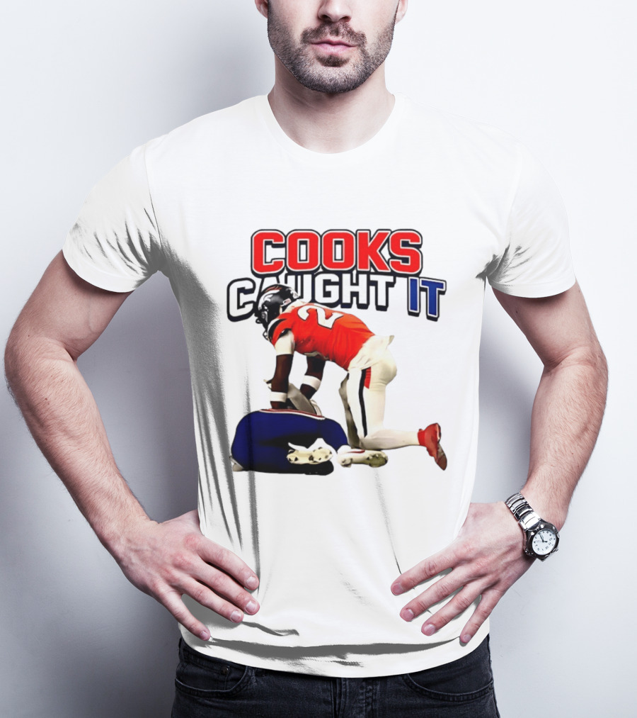 Buffalo Bills Mafia Cooks Caught It Football Play T-Shirt