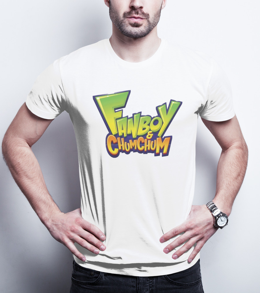 Fanboy And Chum Chum Animated Series Logo Merchandise T-Shirt