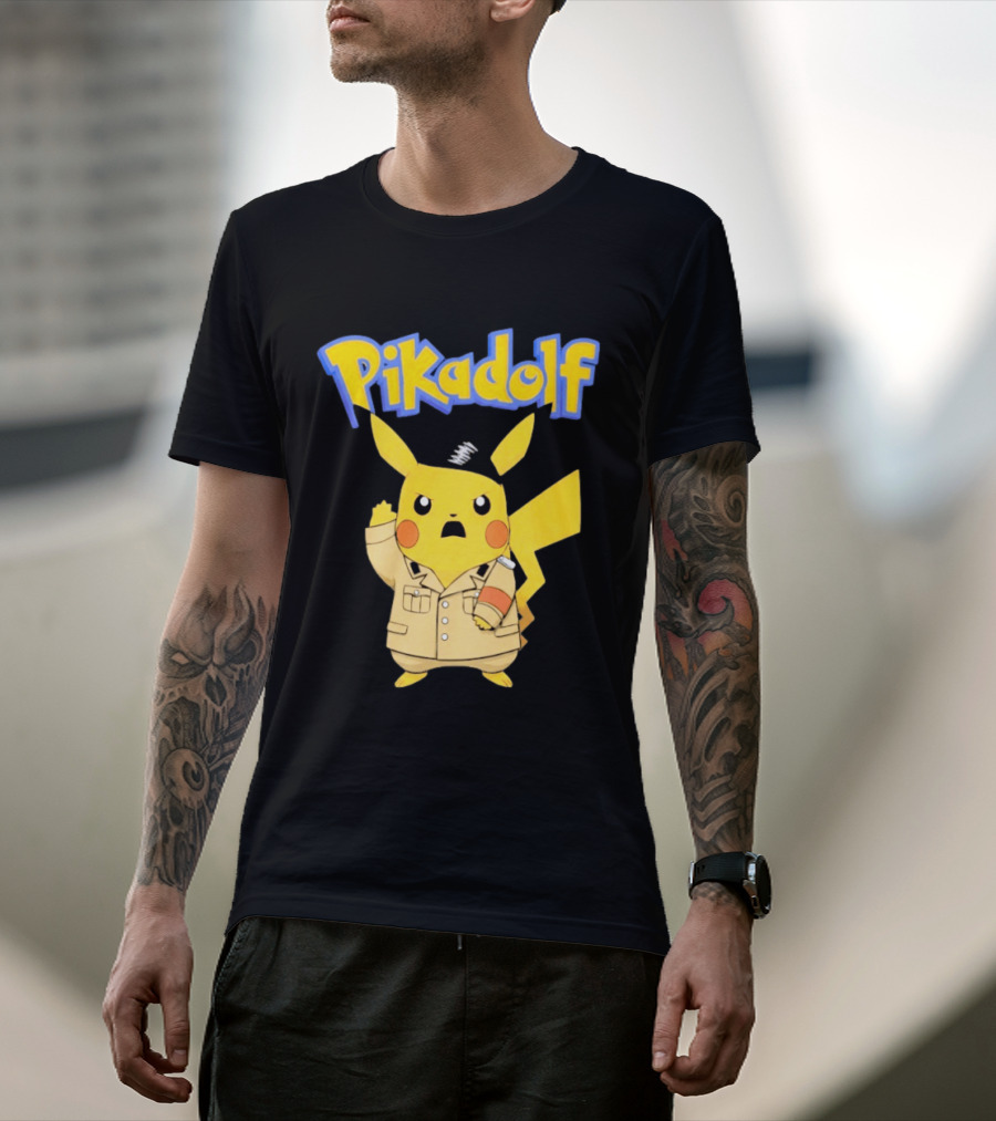 Pikadolf Pikachu Adolf Hitler T-Shirt