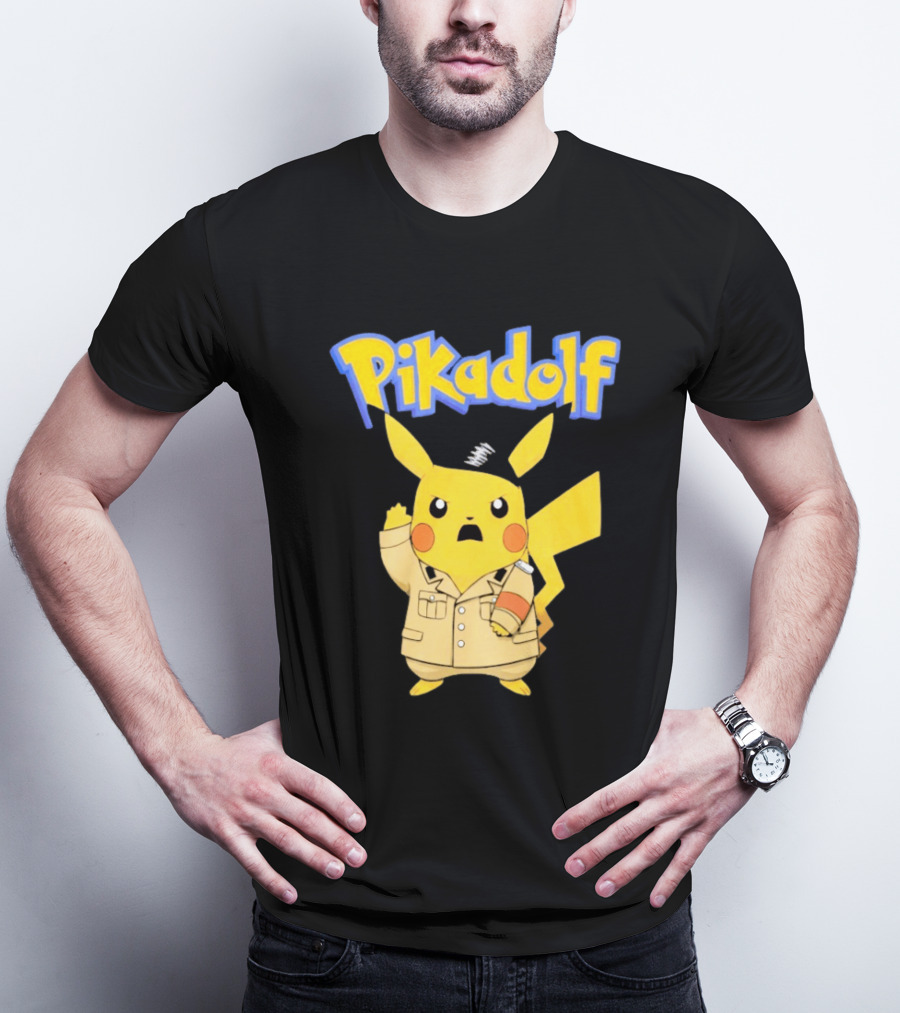 Pikadolf Pikachu Adolf Hitler T-Shirt