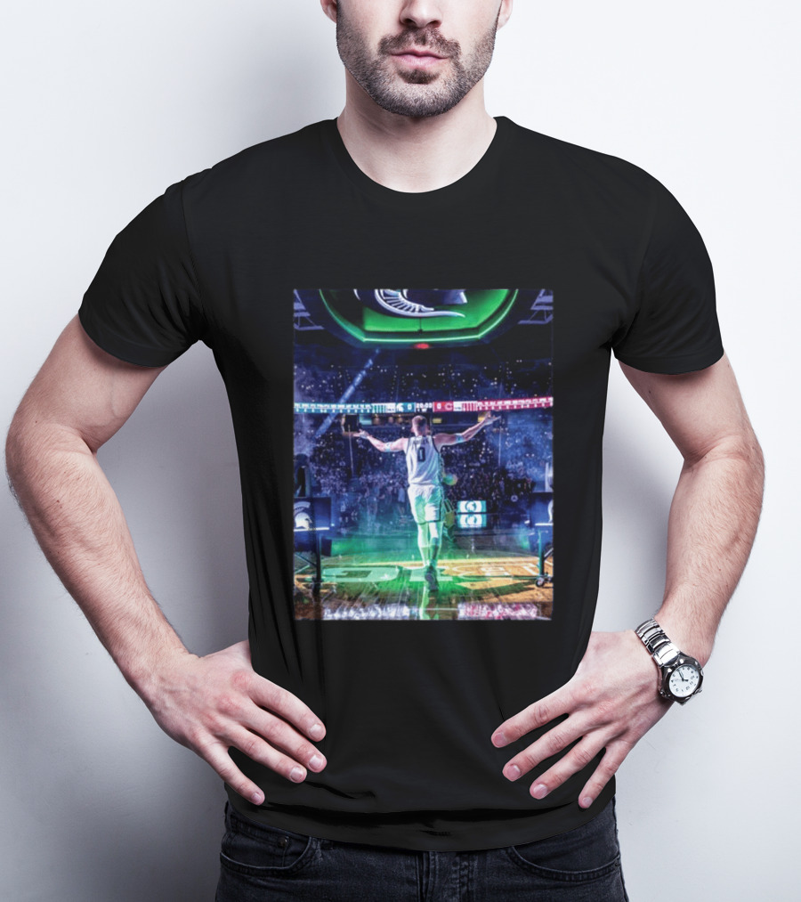 Jaxon Kohler Michigan State Spartans Basketball 2026 Celebration T-Shirt