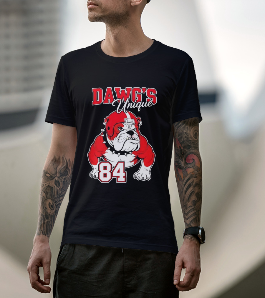 Ladd McConkey 84 Georgia Bulldogs Dawg's Unique Football Fan Gear T-Shirt