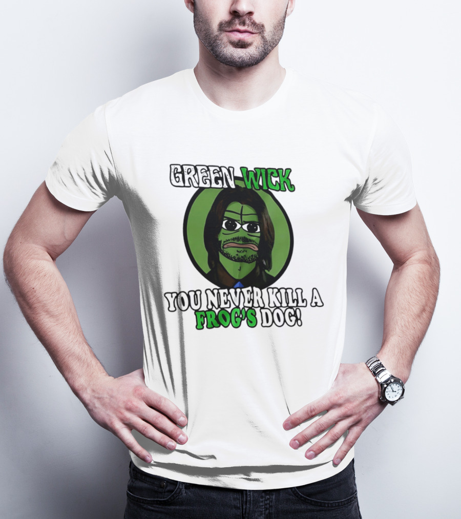 Green Wick You Never Kill A Frog's Dog T-Shirt