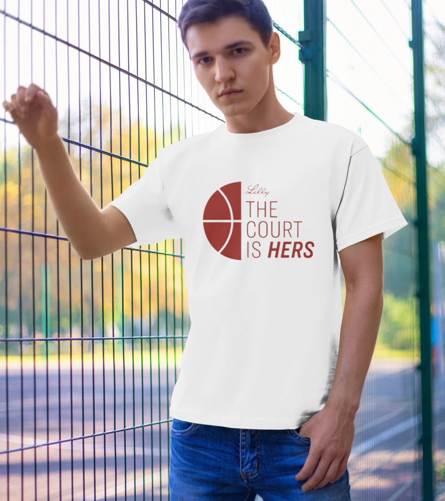Lilly The Court Is Hers Basketball T-Shirt