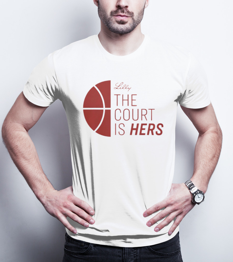 Lilly The Court Is Hers Basketball T-Shirt