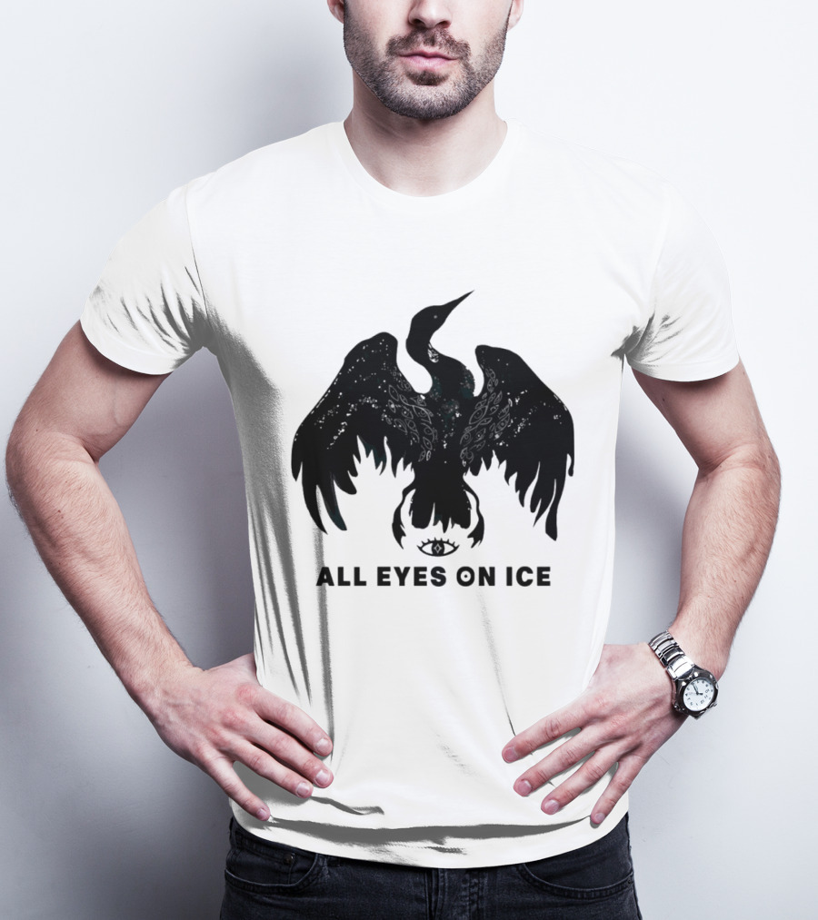 All Eyes On ICE Minnesota Rebel Loon Bird T-Shirt