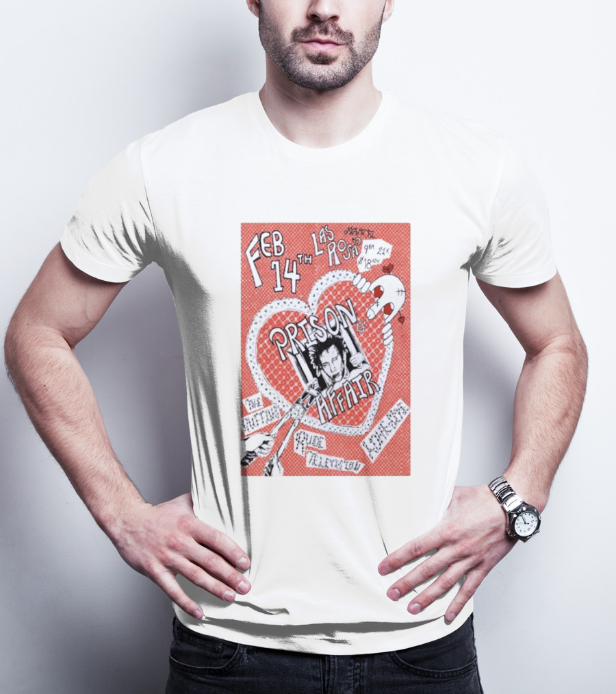 Prison Affair Tour Feb 14 Las Rosas Miami Live Music Event 2026 T-Shirt