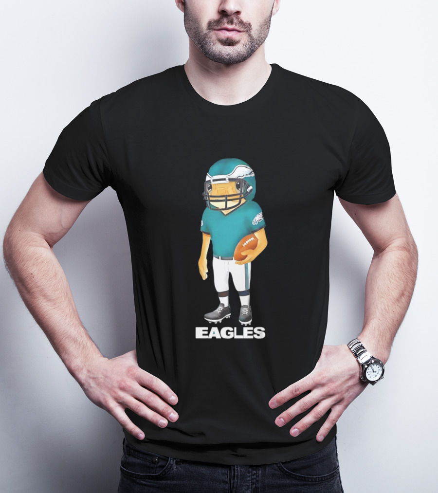 Bad Bunny X Philadelphia Eagles Concho Football Eagle Helmets T-Shirt