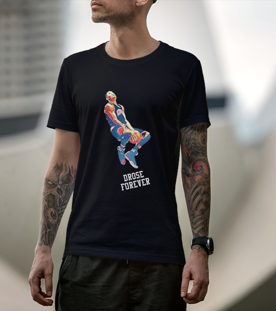 Drose Forever Chicago Bulls Slam Dunk Basketball Sports T-Shirt