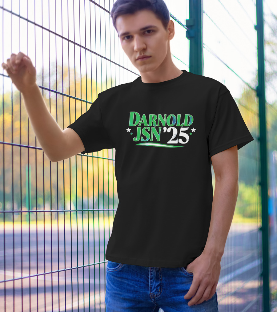 Darnold JSN '25 Stars Green And White T-Shirt