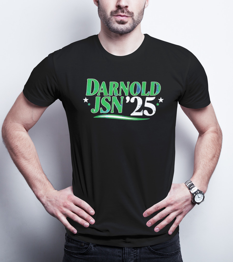 Darnold JSN '25 Stars Green And White T-Shirt