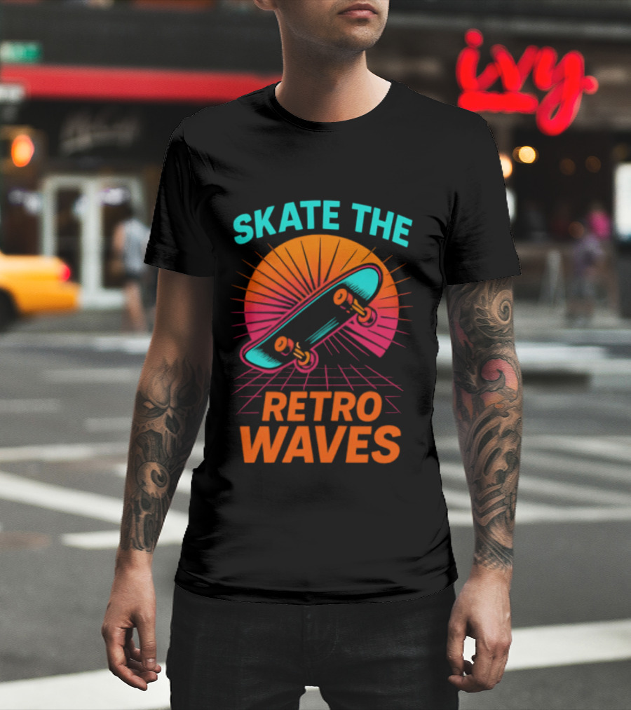Skate The Retro Waves T-Shirt