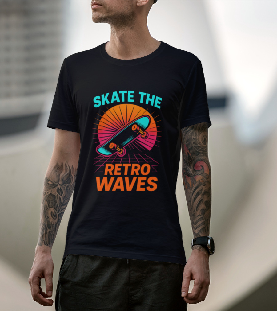 Skate The Retro Waves T-Shirt