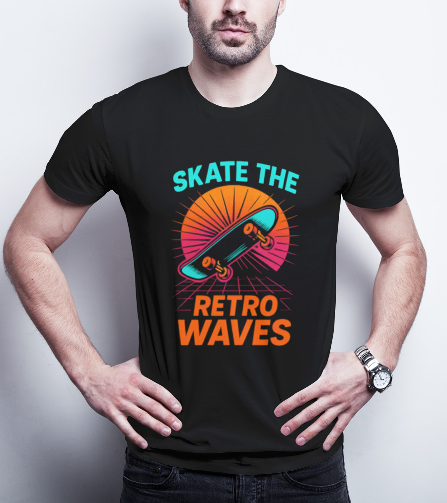 Skate The Retro Waves T-Shirt
