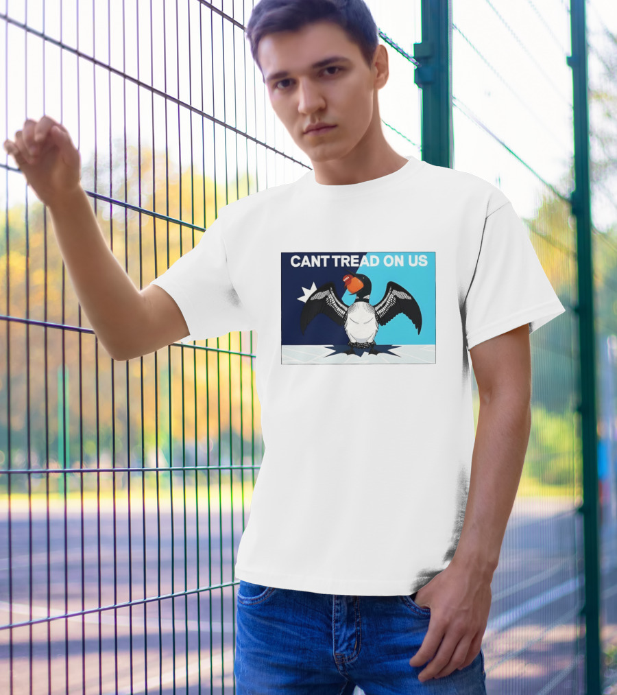 Can't Tread On Us MN State Bird Loon Protest Star T-Shirt