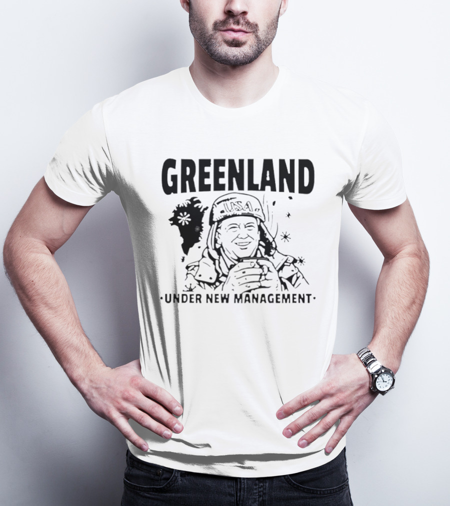 Greenland USA Hat Under New Management T-Shirt
