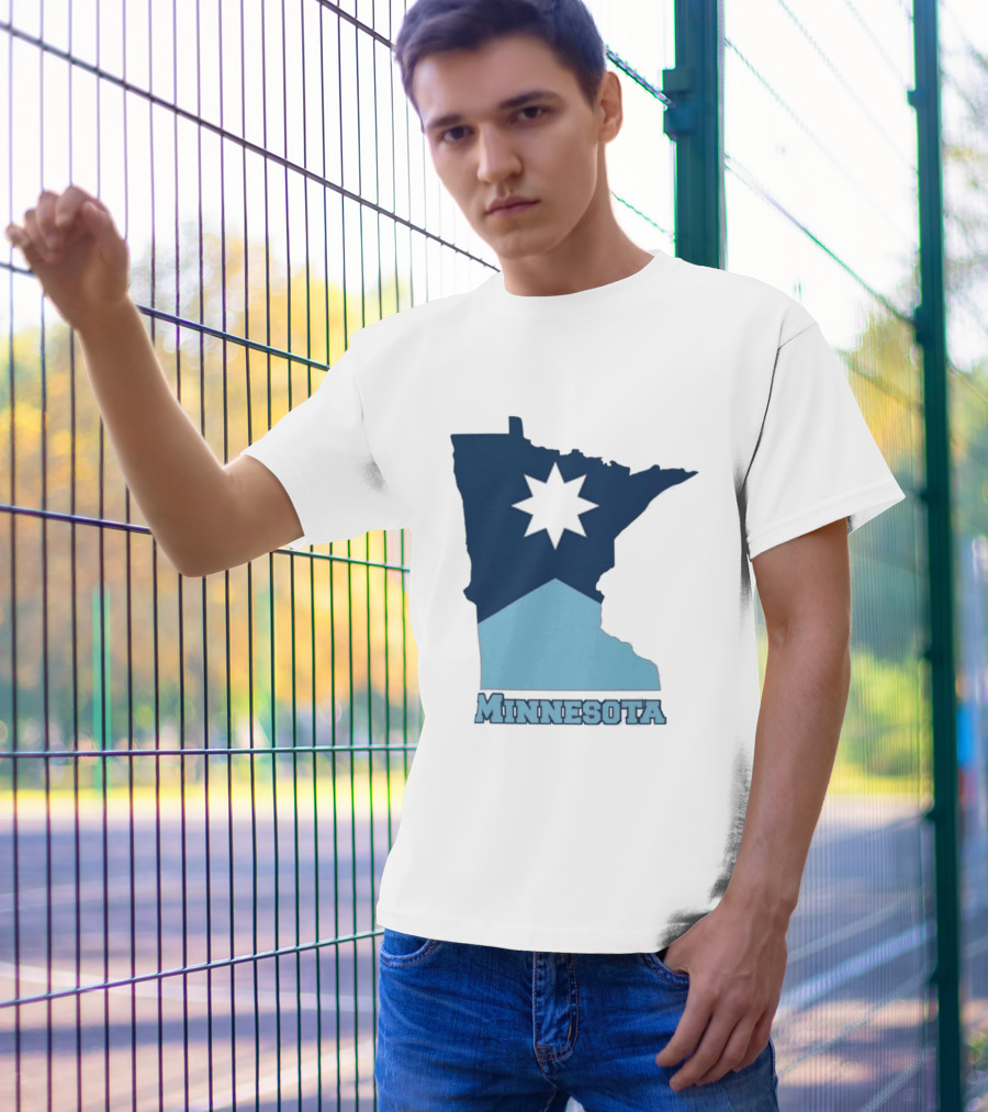 Minnesota Strong Star Map T-Shirt