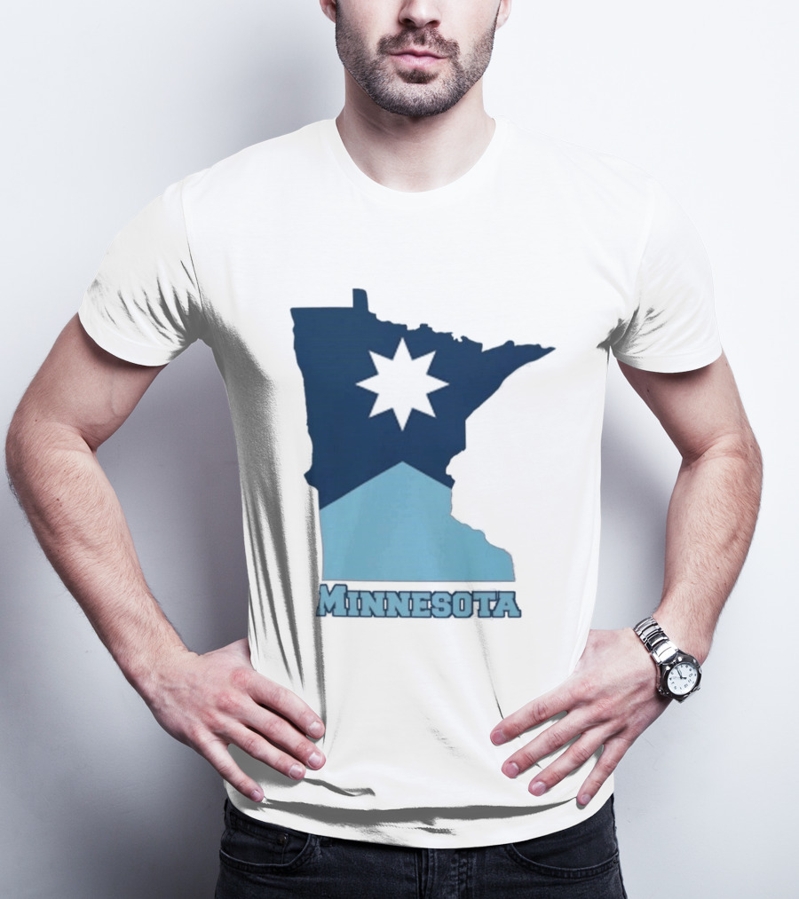 Minnesota Strong Star Map T-Shirt