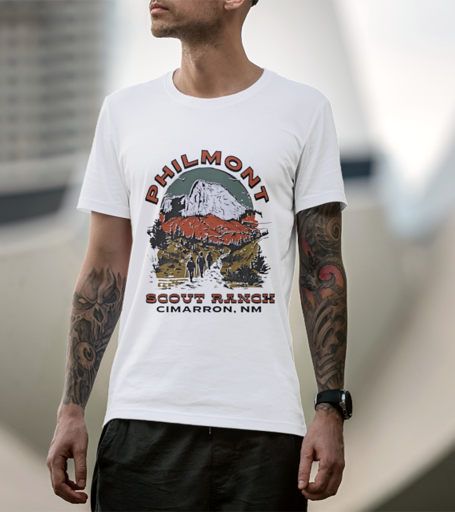 Philmont Scout Ranch Cimarron NM Iconic Mountain Landscape Adventure T-Shirt