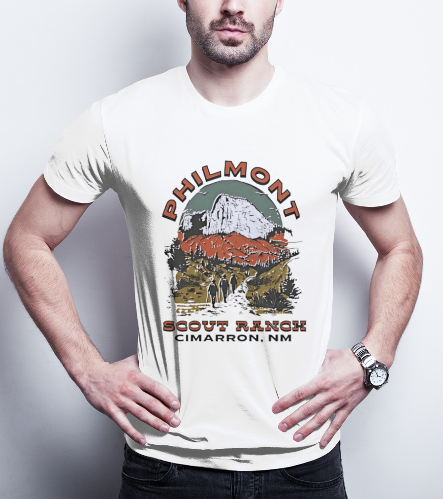 Philmont Scout Ranch Cimarron NM Iconic Mountain Landscape Adventure T-Shirt