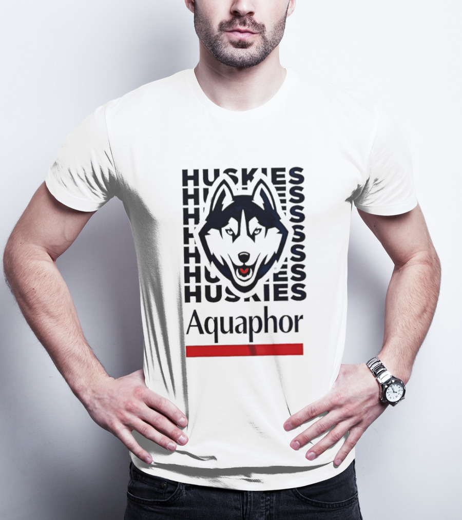 Uconn Huskies Basketball Aquaphor Huskies T-Shirt