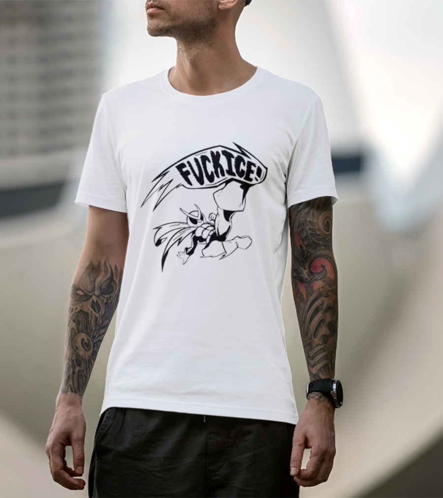 Mask Change Fvck Ice Kick Dynamic Character Action Comic T-Shirt
