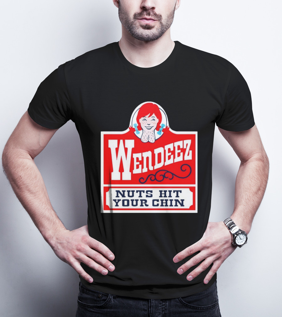 Wendeez Nuts Hit Your Chin Retro Fast Food T-Shirt