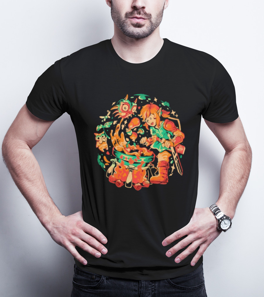 The Legend Of Stew Cooking Adventure Fantasy T-Shirt