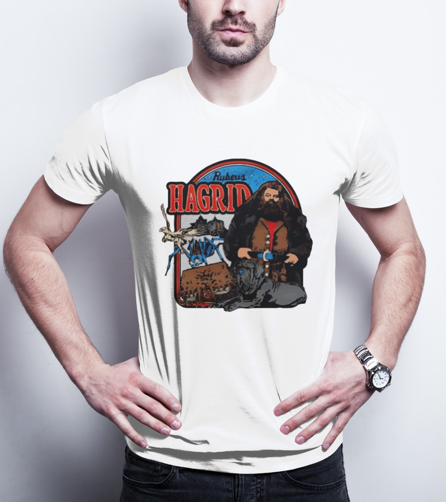 Rubeus Hagrid Aragog Buckbeak Fang Monster Book Of Monsters Hogwarts T-Shirt