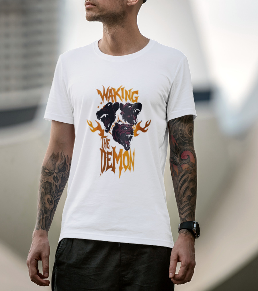 Waking The Demon Three Dog Heads T-Shirt