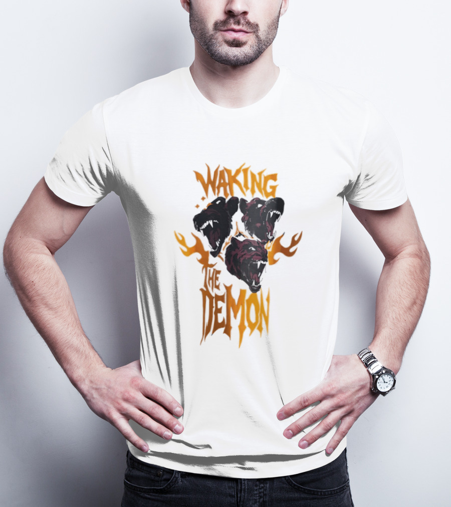 Waking The Demon Three Dog Heads T-Shirt